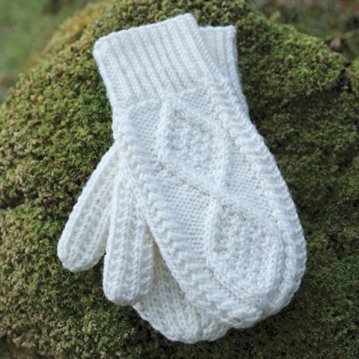 Irish Accessories | Merino Knit Irish Mittens | Aran Slippers | Irish ...