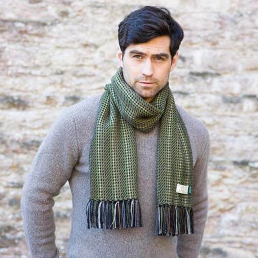 Men's Alpaca Wool Scarf | Irish Scarves | Tara Irish Clothing