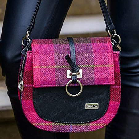 Irish Tweed Shoulder Bag with Patchwork Design | Tara Irish Clothing